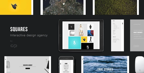 Download Squares – Interactive Design Agency Portfolio Pro WordPress ...